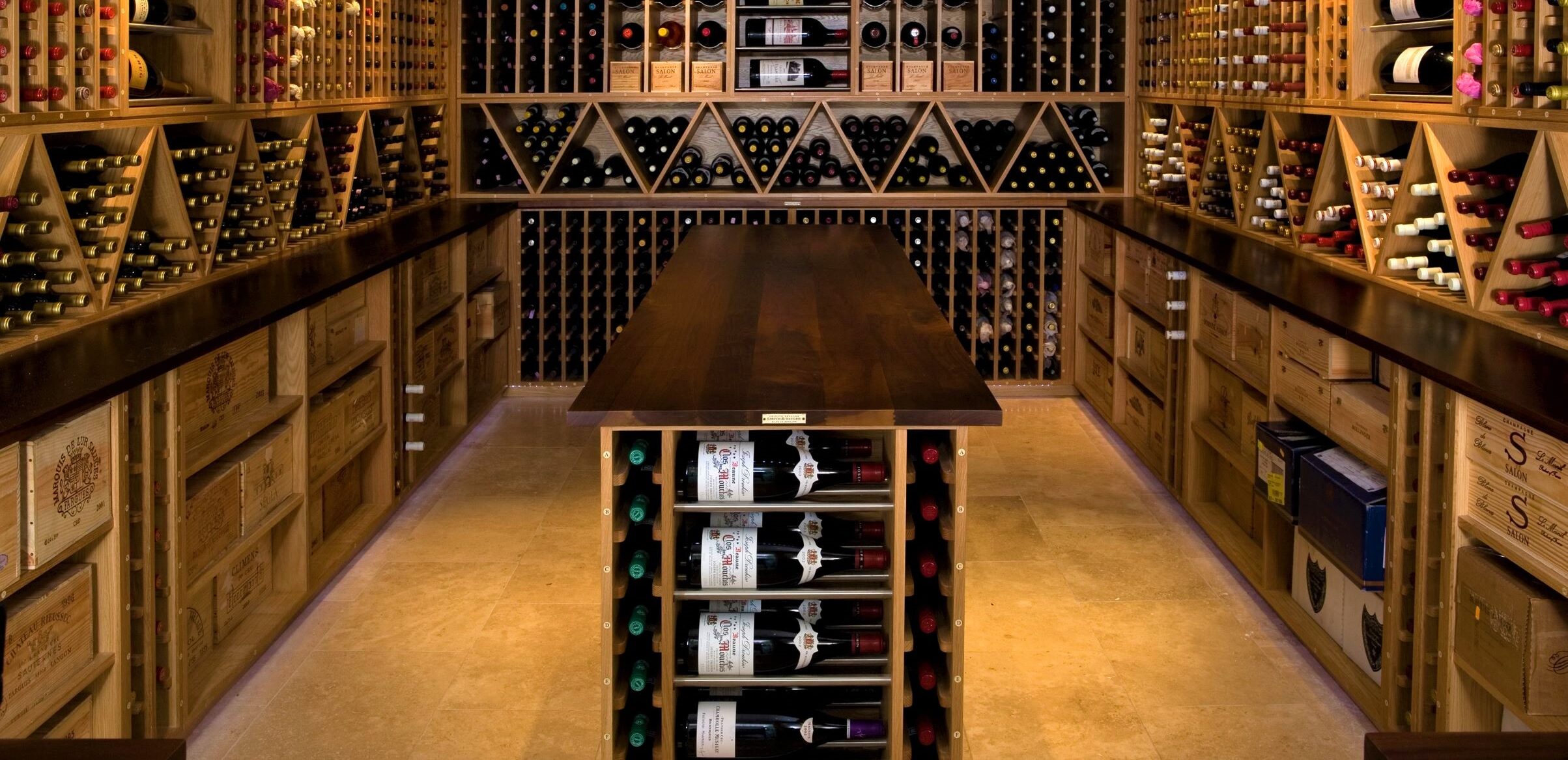 Cellar Showroom | Smith & Taylor | Explore our bespoke wine cellars